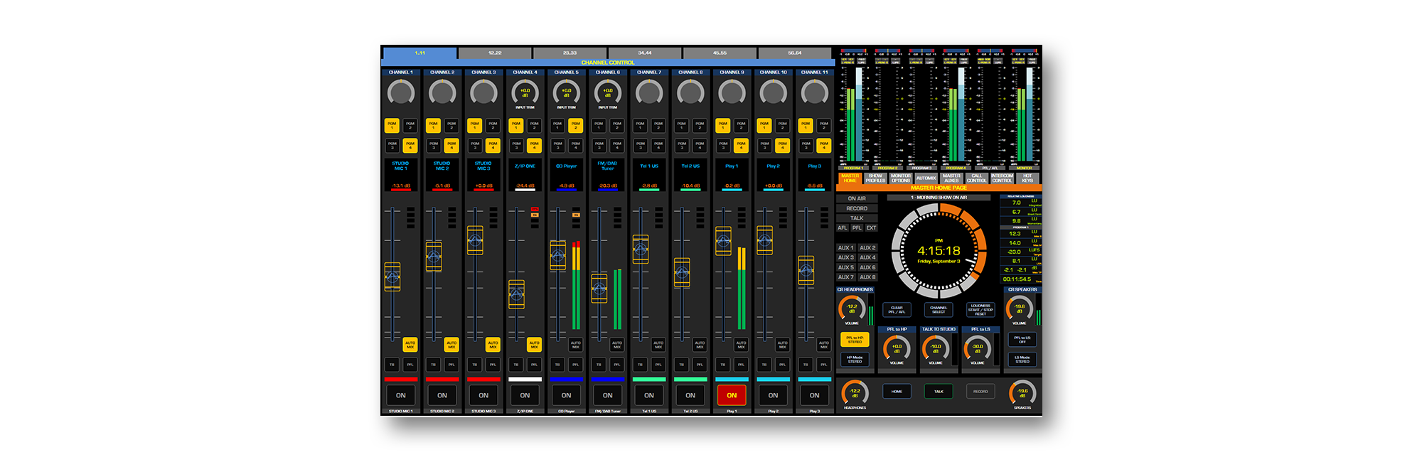 Axia Quasar SR Broadcast Console | Telos Alliance