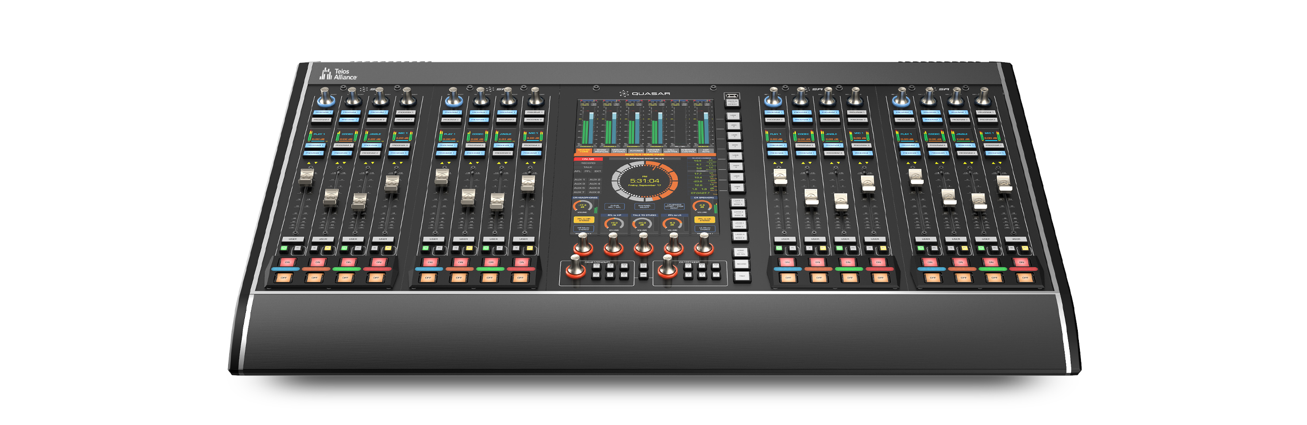 Axia Quasar SR Broadcast Console | Telos Alliance