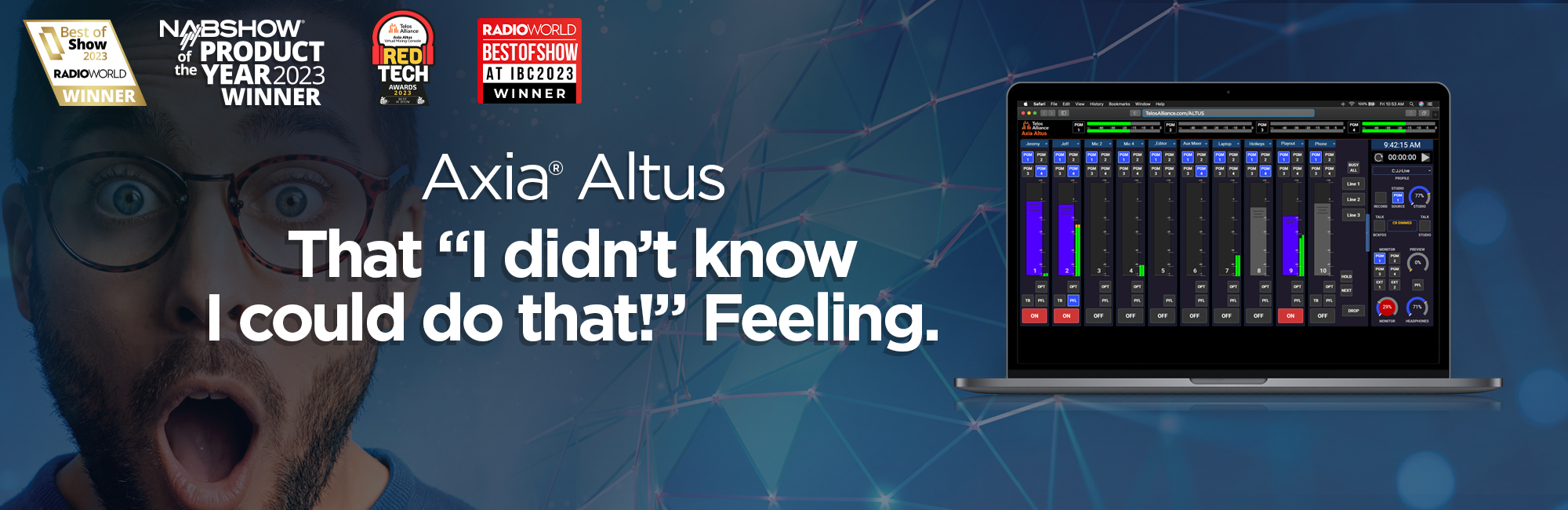 Axia Altus Virtual Mixing Console