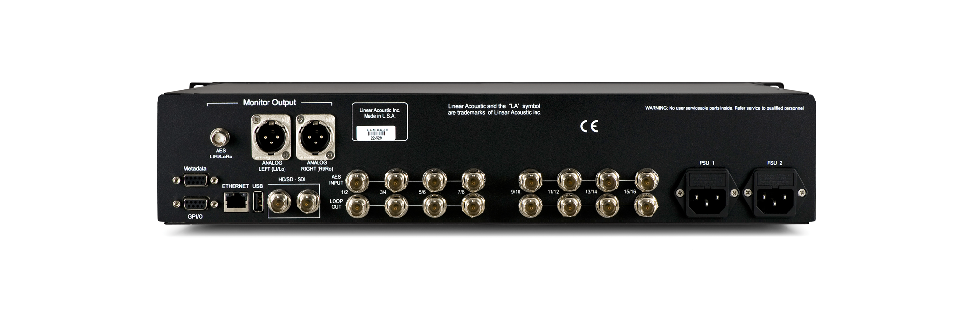 Linear Acoustic LAMBDA Monitor (Legacy) | Telos Alliance