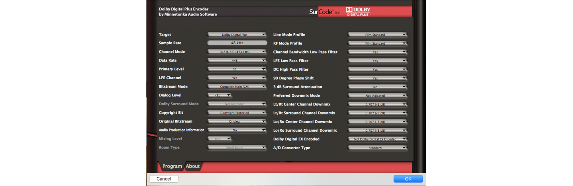 Minnetonka SurCode Dolby Plus 5.1 Encoder for Adobe Premiere Pro CC ...